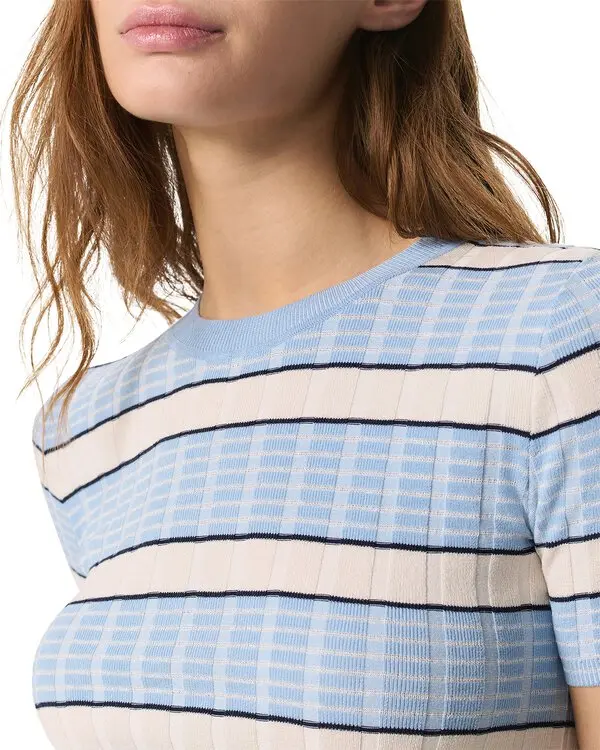 Rag & Bone Eloise Striped Crewneck Top