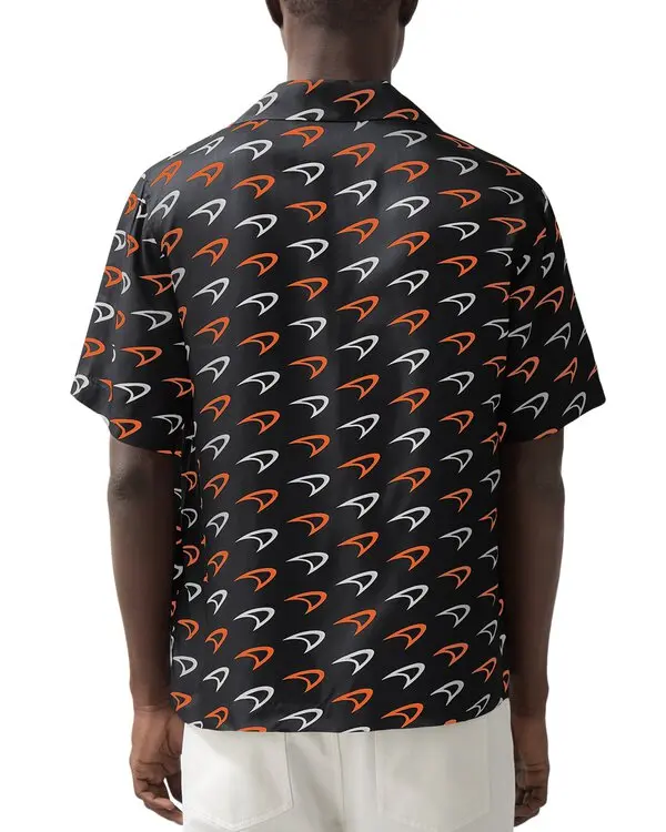 REISS Speedmark Printed Camp Shirt