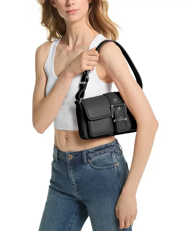 Michael Kors Colby Medium Shoulder Bag - Black
