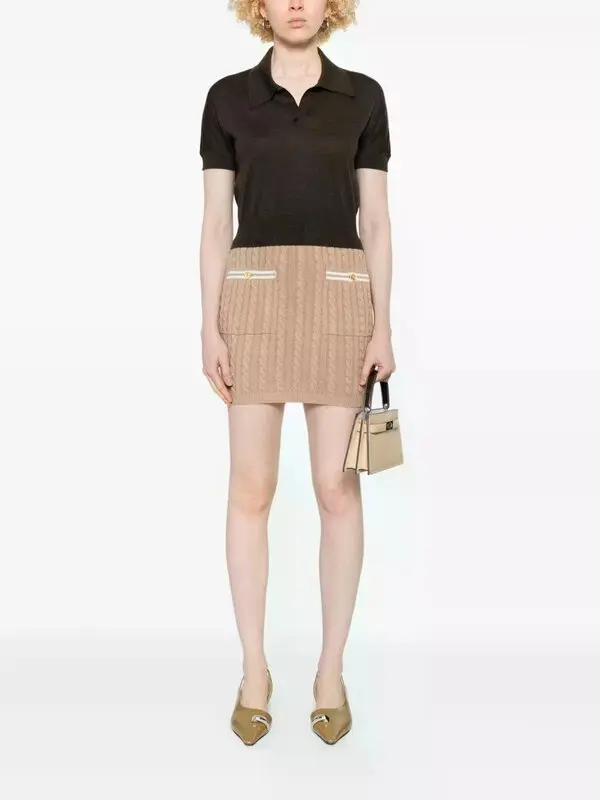 Alessandra Rich Cotton Mini Skirt