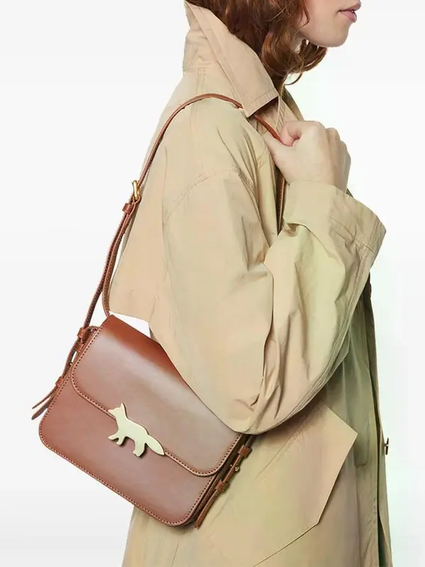 Maison Kitsuné Edie Cross Body Bag - Brown