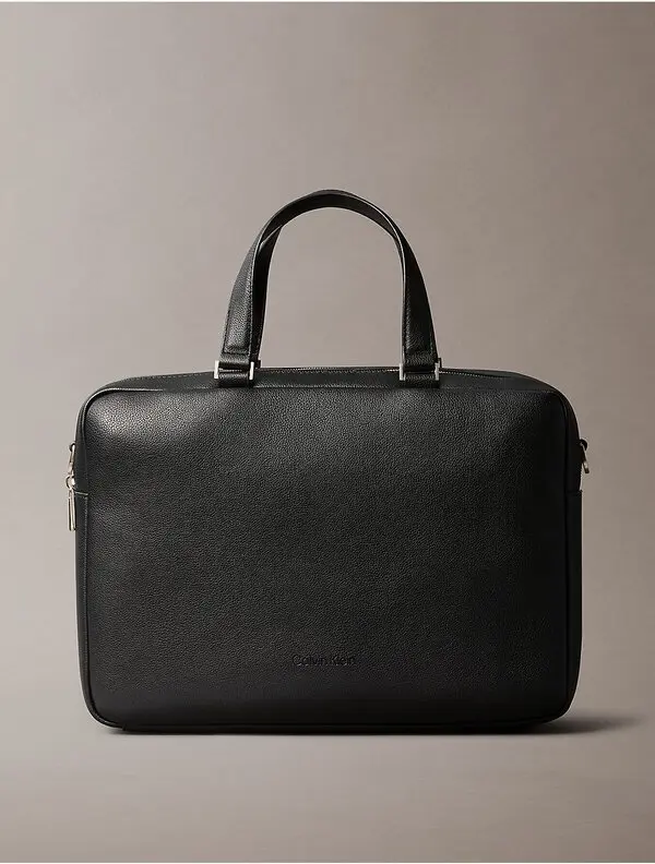 Calvin Klein Micro Pebble Commuter Bag - Black