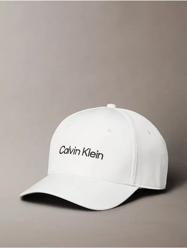 Calvin Klein Standard Logo Baseball Cap - Bright White