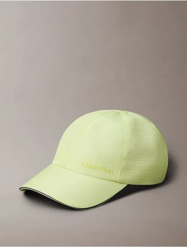 Calvin Klein Mesh Logo Baseball Cap - Lime Cream