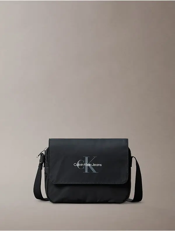 Calvin Klein Sport Essentials Flap Crossbody Bag - Black