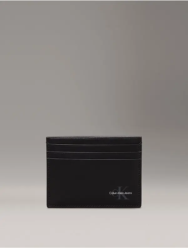 Calvin Klein Monologo Card Case - Black