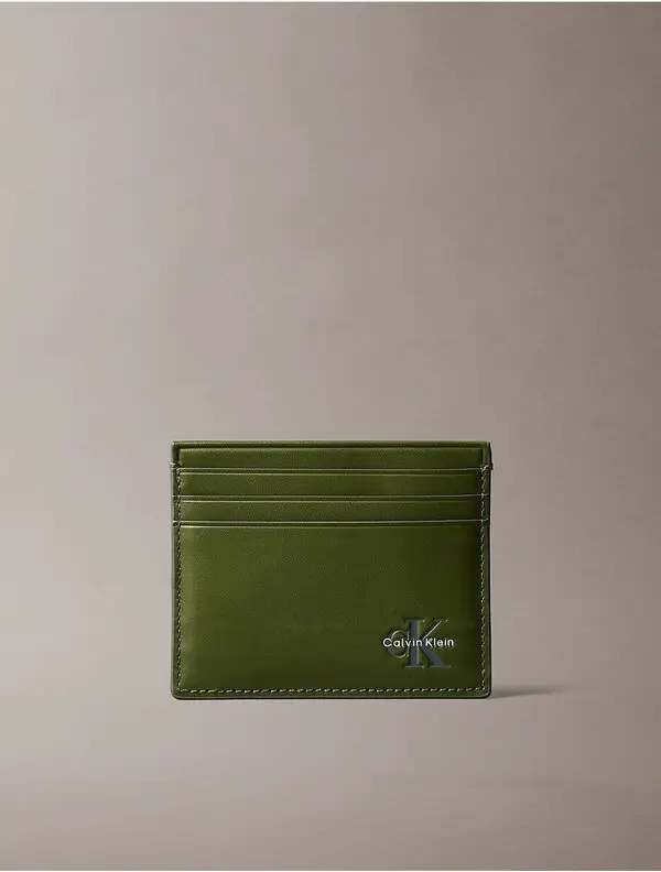 Calvin Klein Monologo Card Case - Thyme