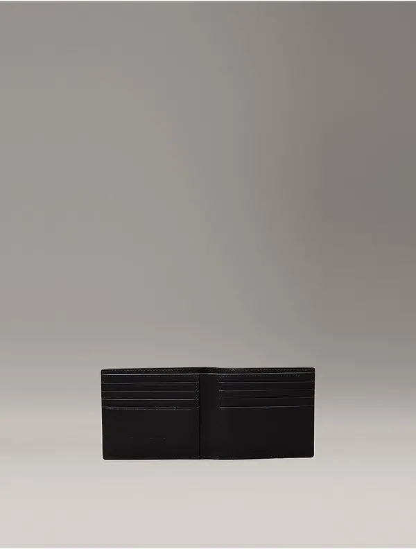 Calvin Klein Monologo Bifold Wallet - Black
