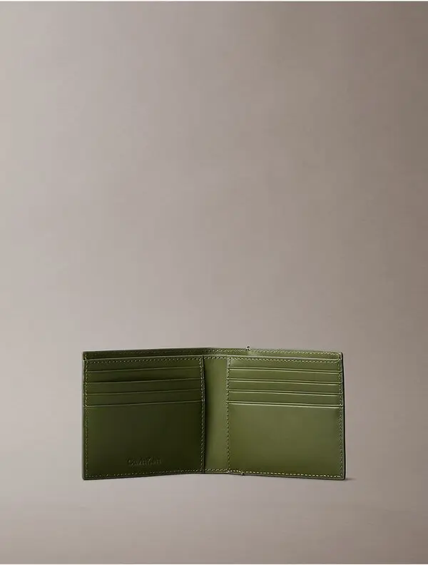 Calvin Klein Monologo Bifold Wallet - Thyme