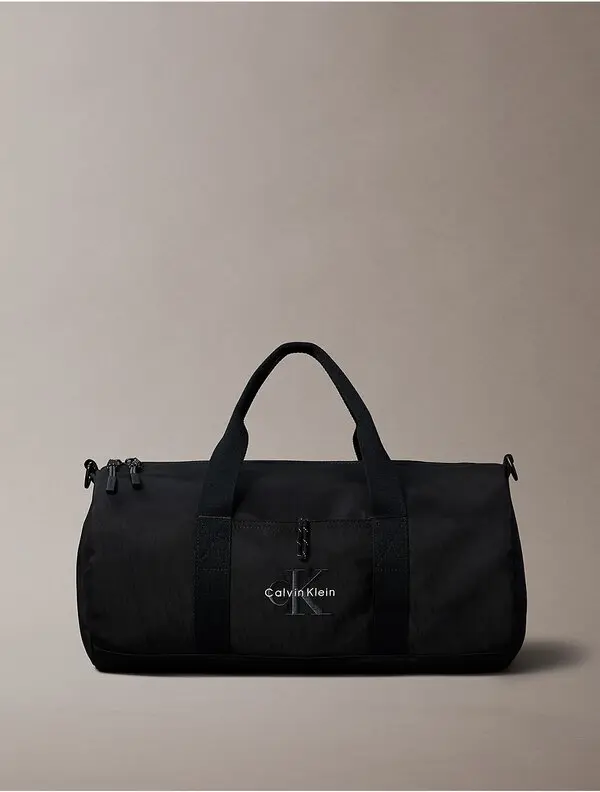 Calvin Klein Monologo Duffle Bag - Black