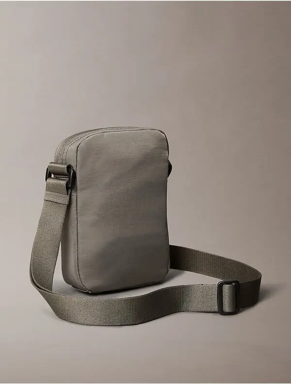 Calvin Klein Nylon Reporter Bag - Beluga