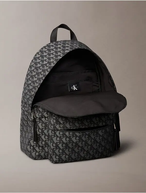 Calvin Klein Allover Monogram Logo Backpack