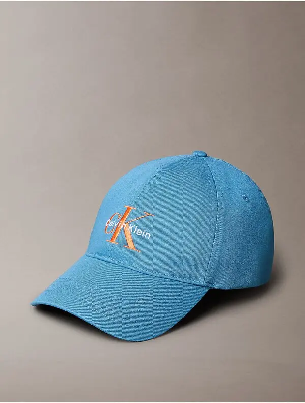 Calvin Klein Embroidered Logo Baseball Cap - Bayside Blue