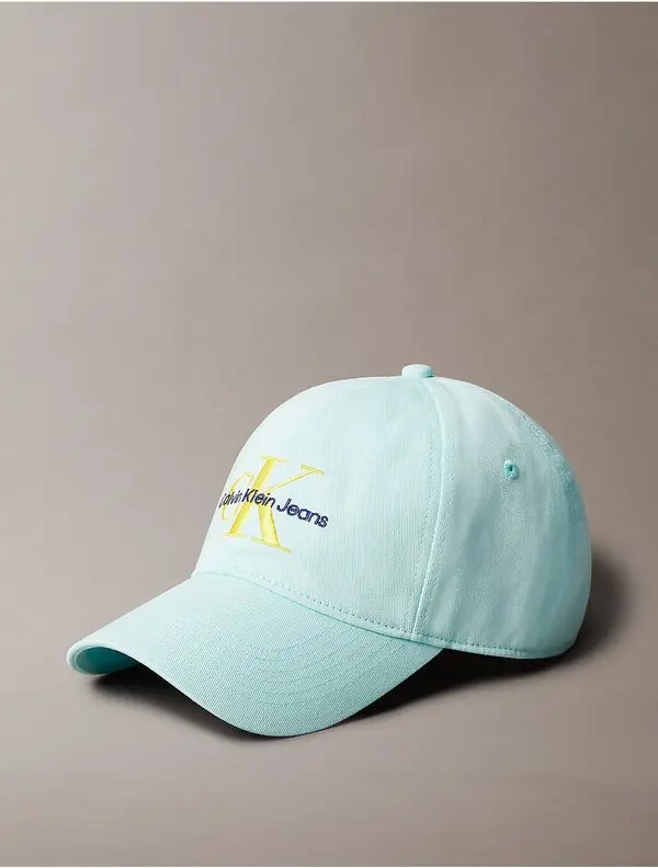 Calvin Klein Embroidered Logo Baseball Cap - Harbor