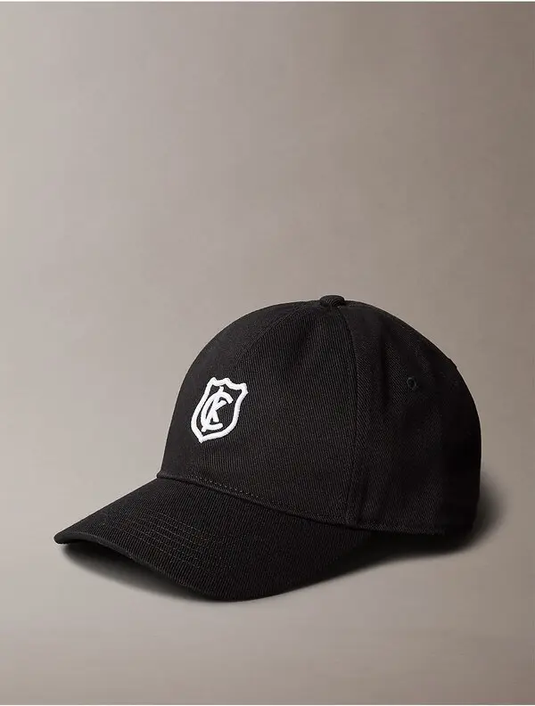 Calvin Klein Logo Crest Baseball Cap - Black