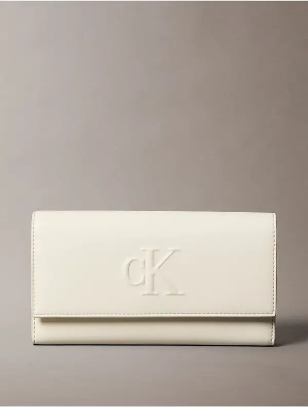 Calvin Klein Sculpted Impression Mini Wallet Bag - Birch