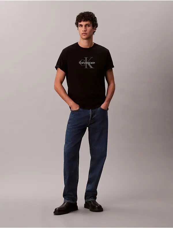 Calvin Klein Monologo Tee - Black