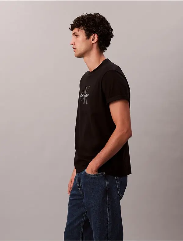 Calvin Klein Monologo Tee - Black