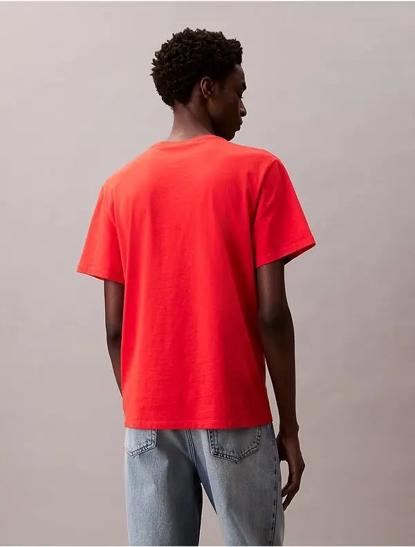 Calvin Klein Monologo Tee - Red  Alert