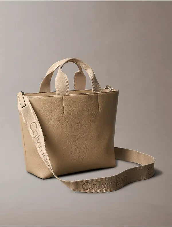 Calvin Klein Ultralight Mini Tote Bag - Crockery