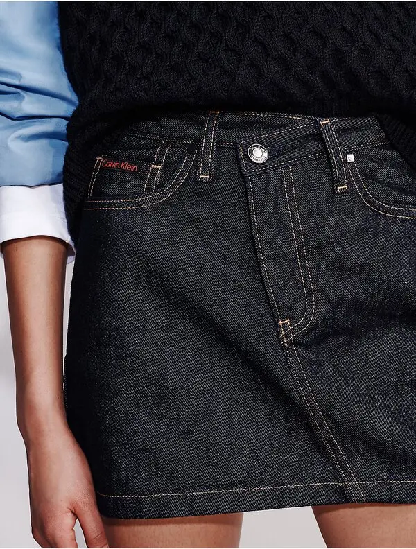 Calvin Klein Denim Mini Skirt