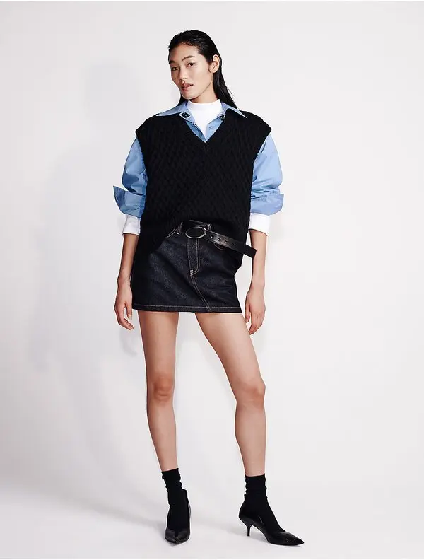 Calvin Klein Denim Mini Skirt
