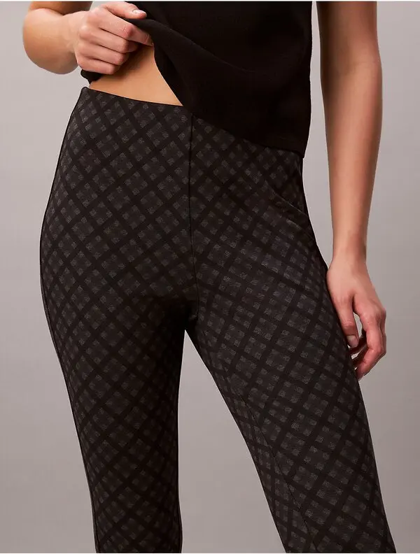 Calvin Klein Ponte Skinny Fit Pants - Black