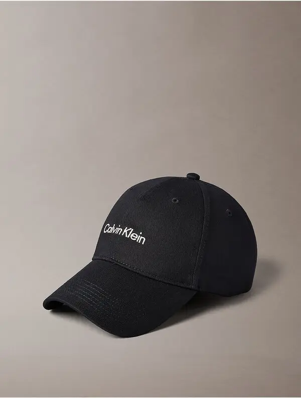 Calvin Klein Monogrammed Baseball Cap - Black