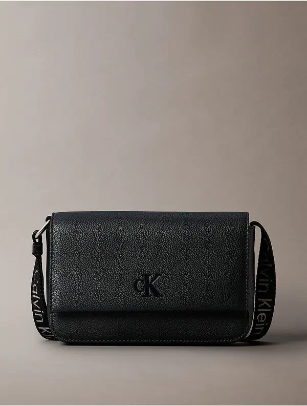 Calvin Klein Phone Flap Crossbody Bag - Black