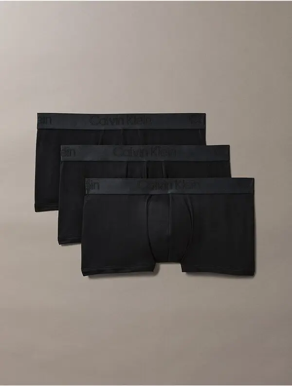 Calvin Klein 3-pack Low Rise Trunk - Black