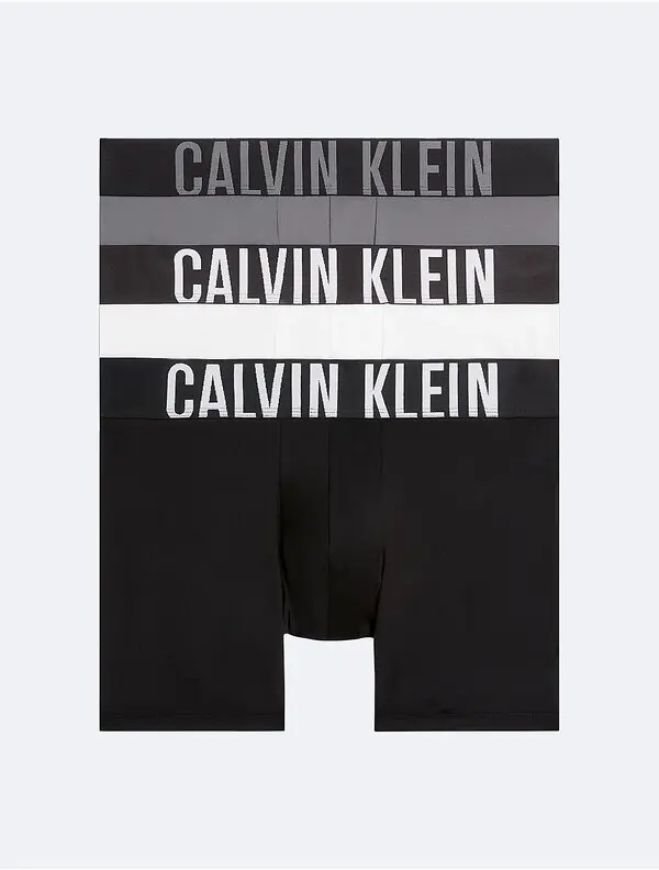 Calvin Klein Intense Power Micro 3-pack Boxer Brief - Black / Grey Sky / White
