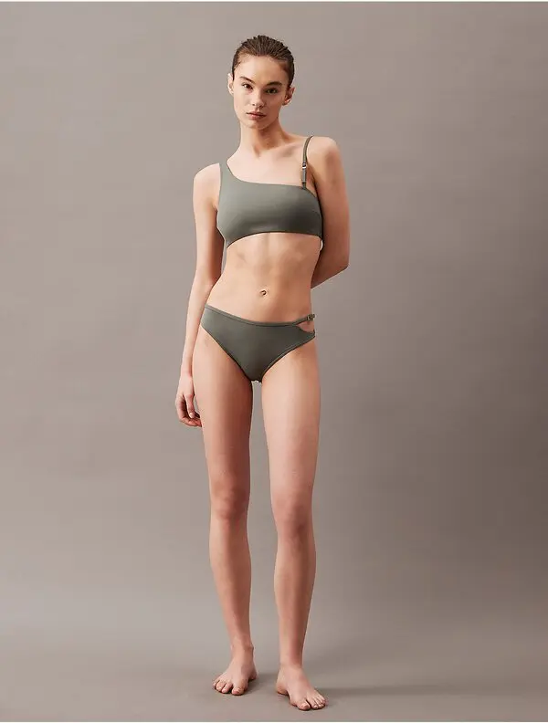 Calvin Klein Micro Belt Bikini Bottom - Wetlands