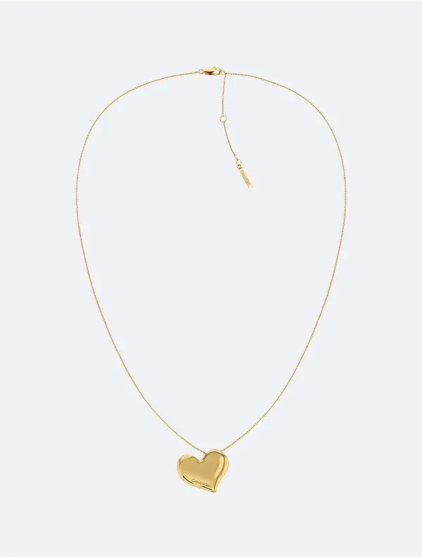 Calvin Klein Heart Pendant Necklace - Gold