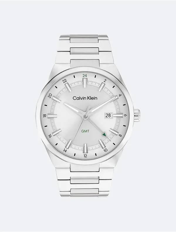 Calvin Klein Architectural Multifunction Bracelet Watch - Grey