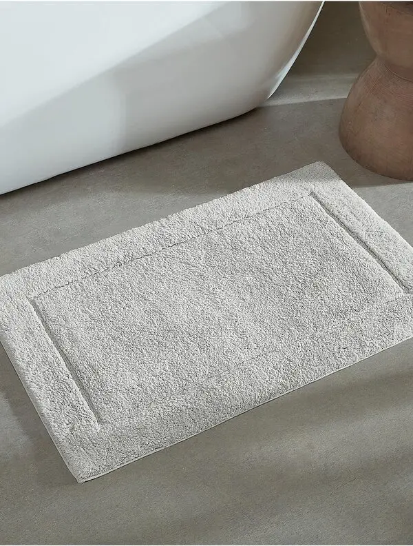 Calvin Klein Essence Solid Tufted 2-pack Bath Rug Set - Silver Grey