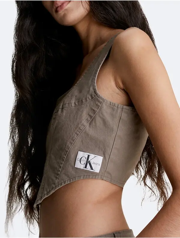 Calvin Klein Cropped Corset Top