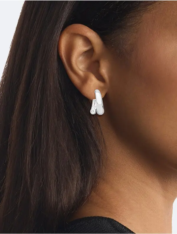 Calvin Klein Sculptural Round Earrings