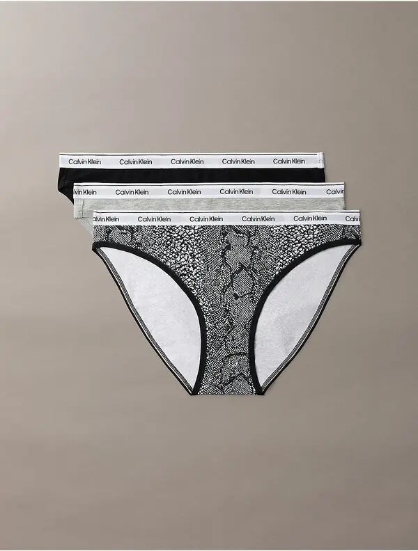 Calvin Klein Modern Logo 3-pack Bikini - Multi