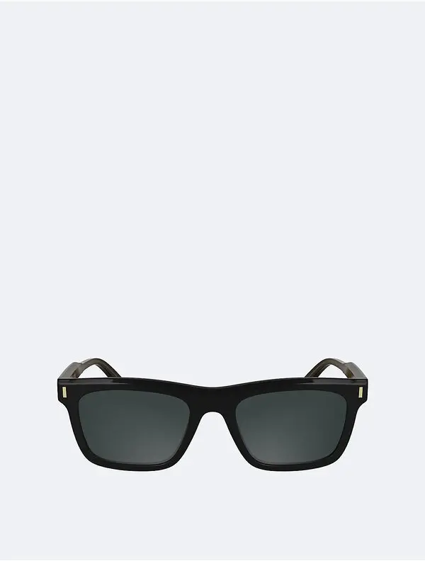 Calvin Klein Modified Rectangle Sunglasses - Black