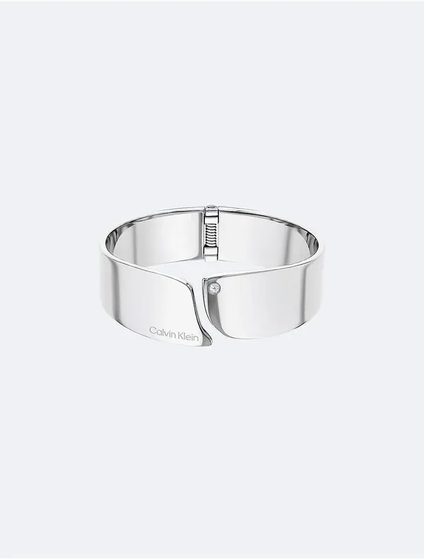Calvin Klein Minimalist Bangle - Silver