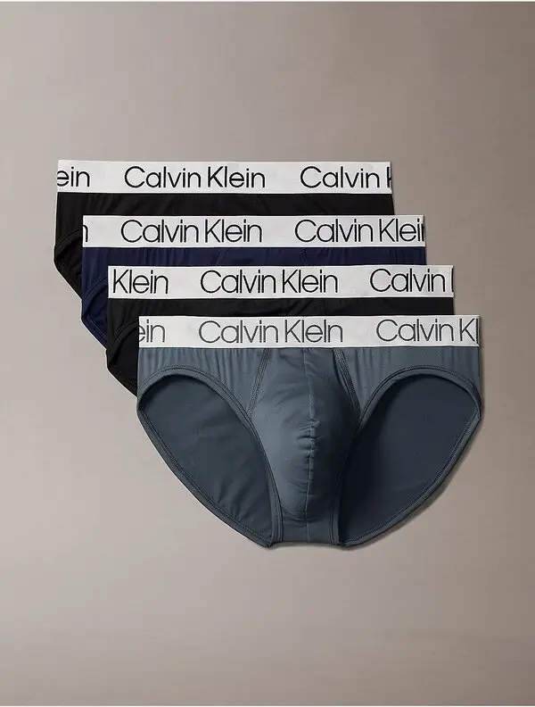 Calvin Klein 4-pack Hip Brief - Peacoat Multi