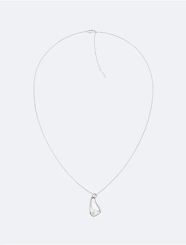 Calvin Klein Organic Pendant Necklace - Stainless Steel