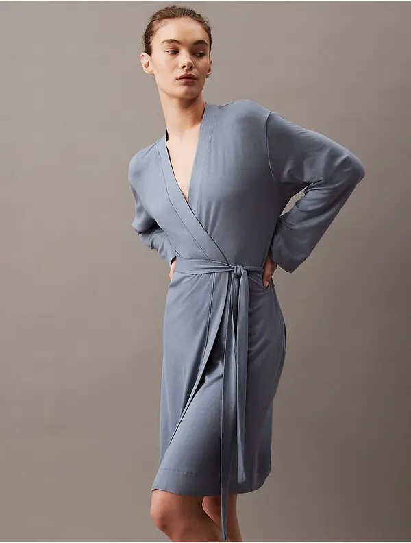 Calvin Klein Ultra Light Lounge Robe - Flintstone