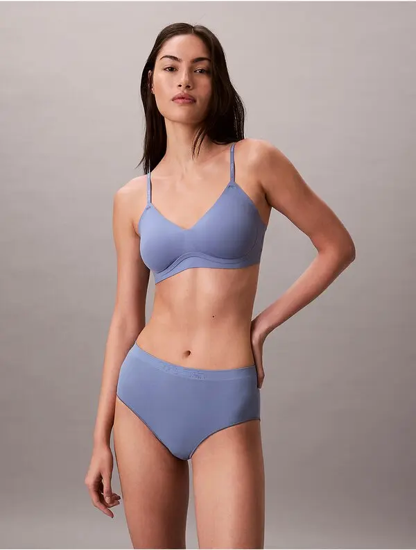 Calvin Klein Invisibles Gel Wire Lightly Lined Bralette - Blue Tulip
