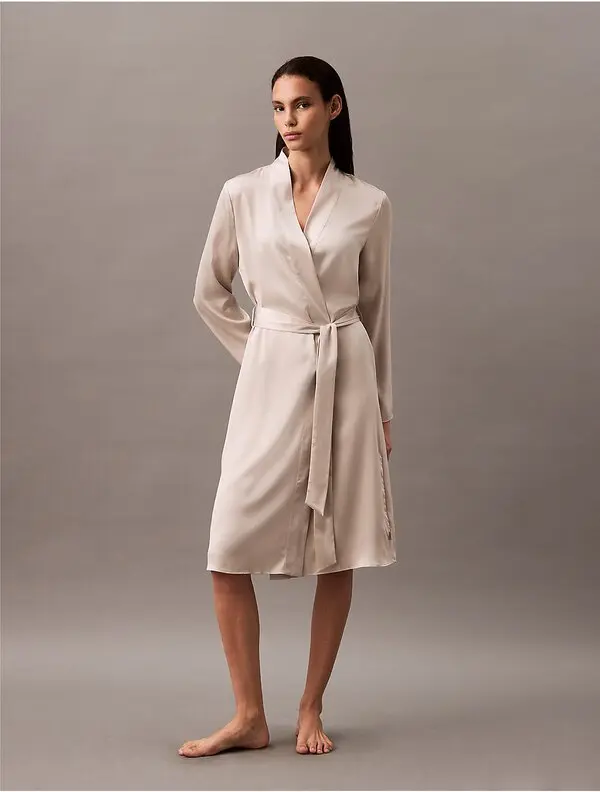 Calvin Klein Satin Robe - Cocoon