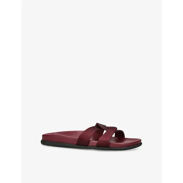 ANCIENT GREEK SANDALS Desmos Satin Flat Sandals