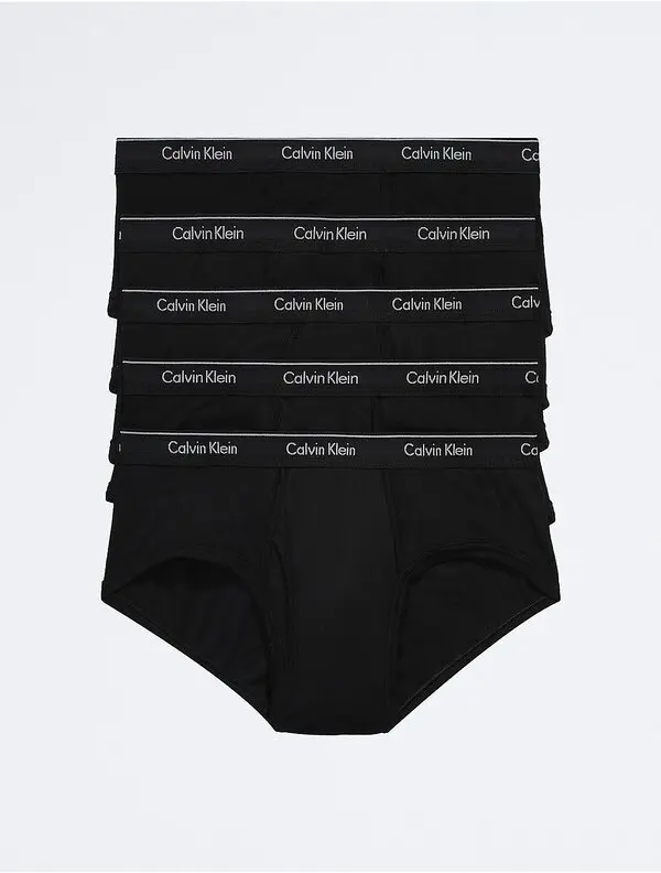 Calvin Klein Cotton Classics 5-pack Hip Brief - Black