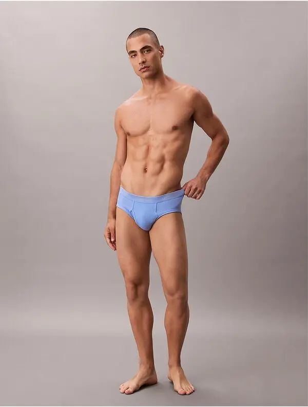 Calvin Klein Cotton Classics 5-pack Hip Brief - Blue Multi