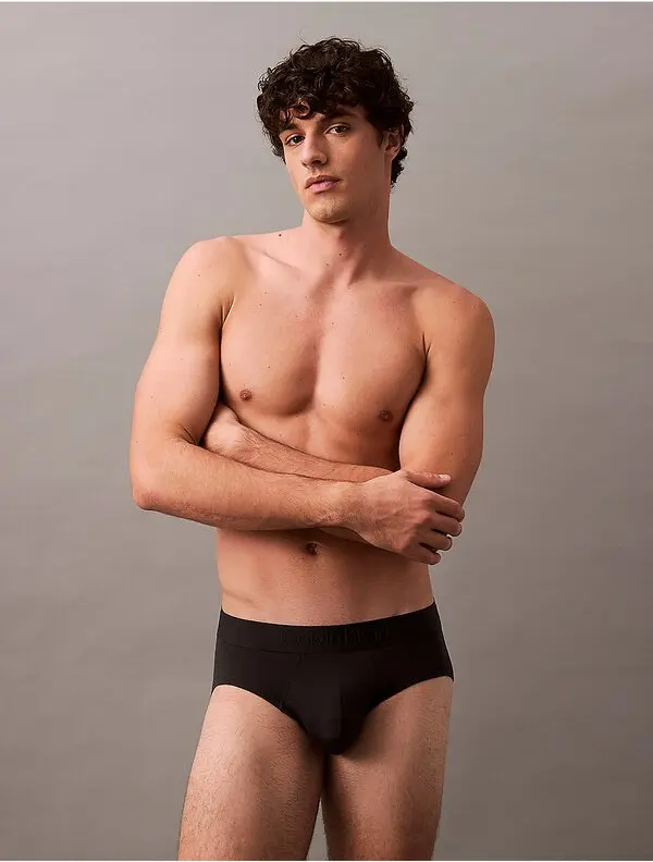 Calvin Klein Ultra Soft Modal Hip Brief - Black