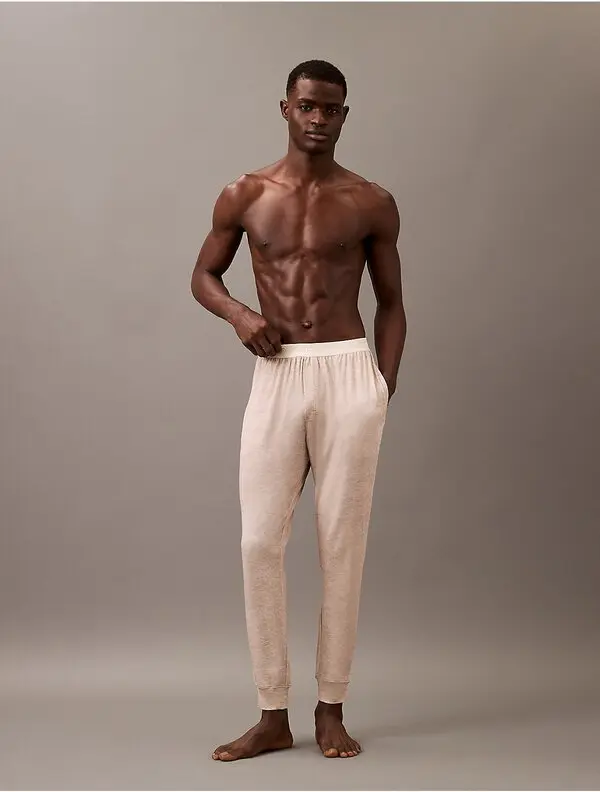 Calvin Klein Ultra Soft Modal Sleep Joggers - Oatmeal Heather